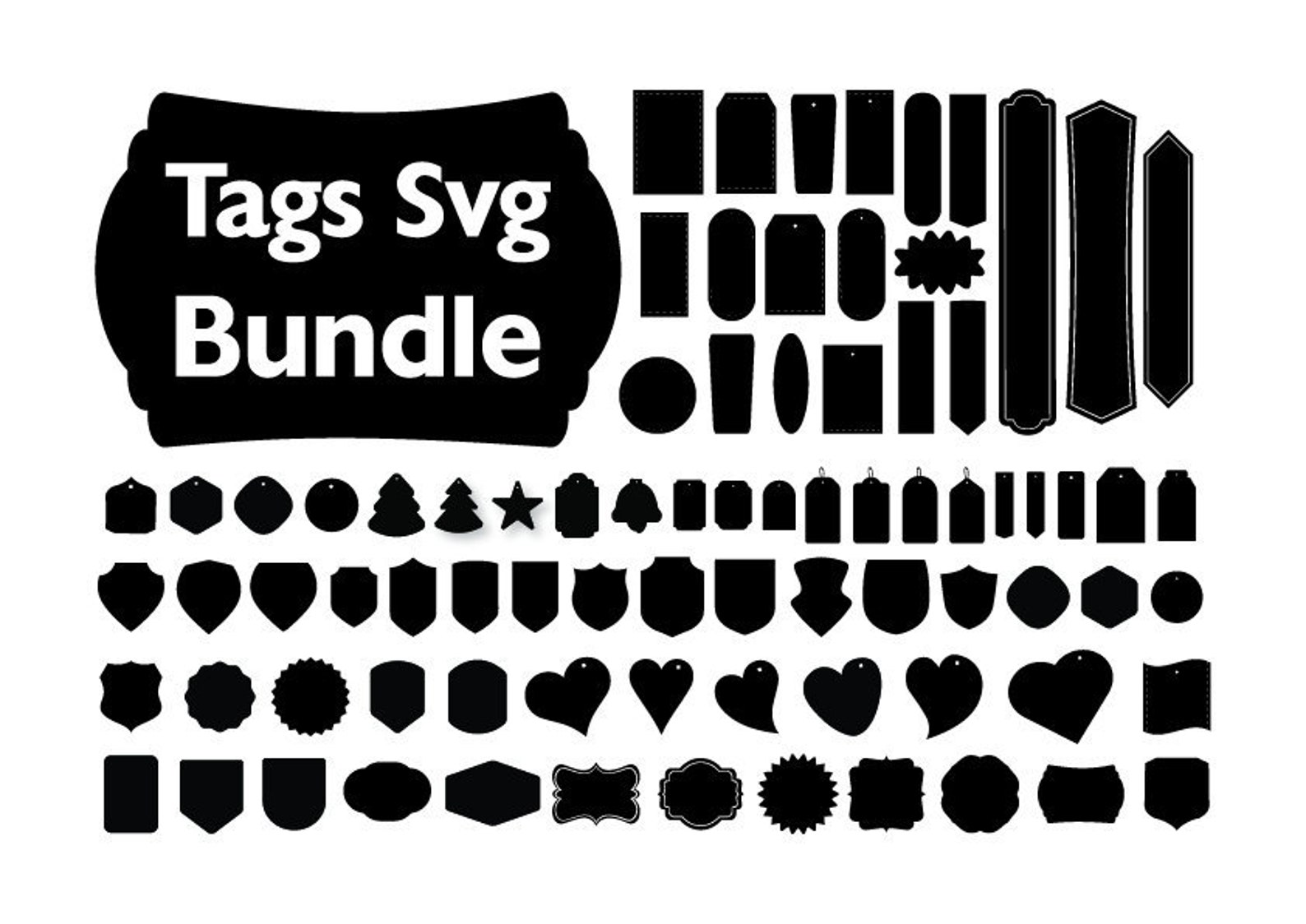 Tags Bundle SVG Label SVG Cricut Tag SVG Tags Cut File - Etsy