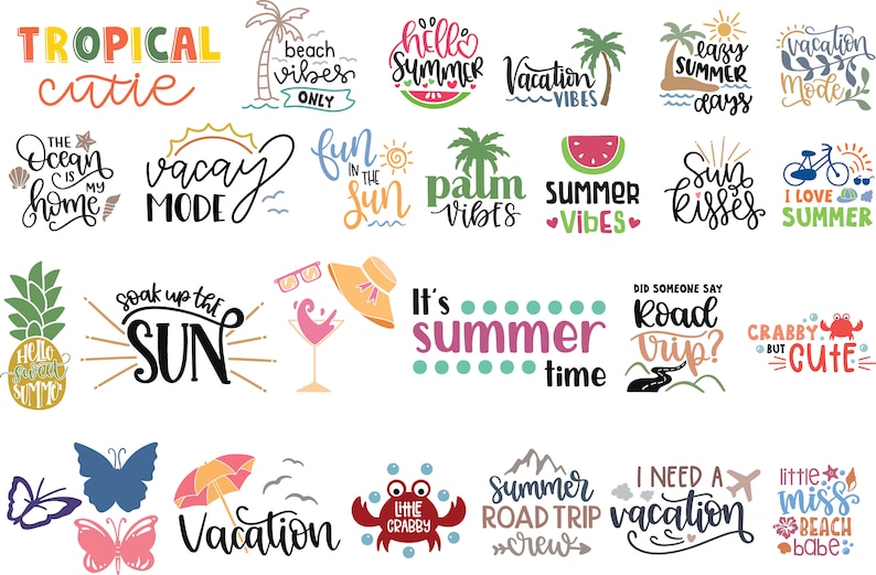 Summer SVG Bundle: 2500+ Vacation Designs (digital Download) - Etsy