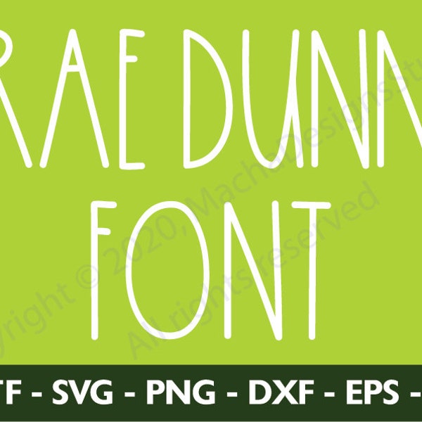 Rae Dunn Font - Etsy