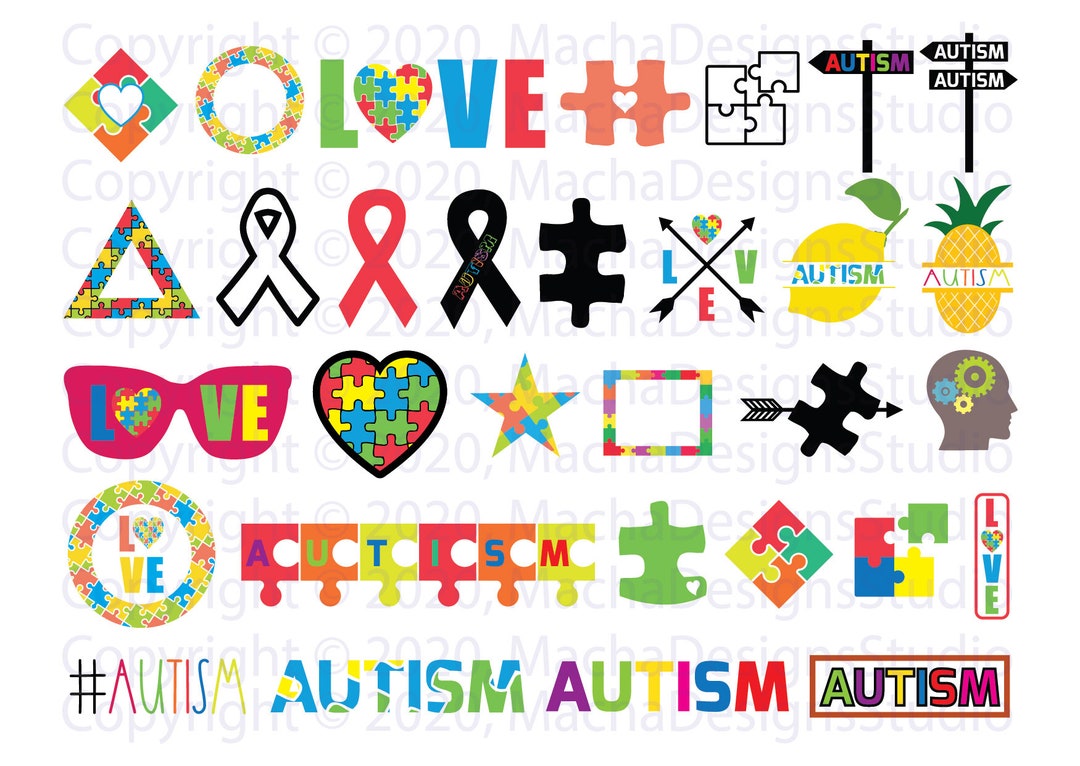 Autism SVG Bundle, Autism Bundle SVG, Autism Svg,instant Download ...