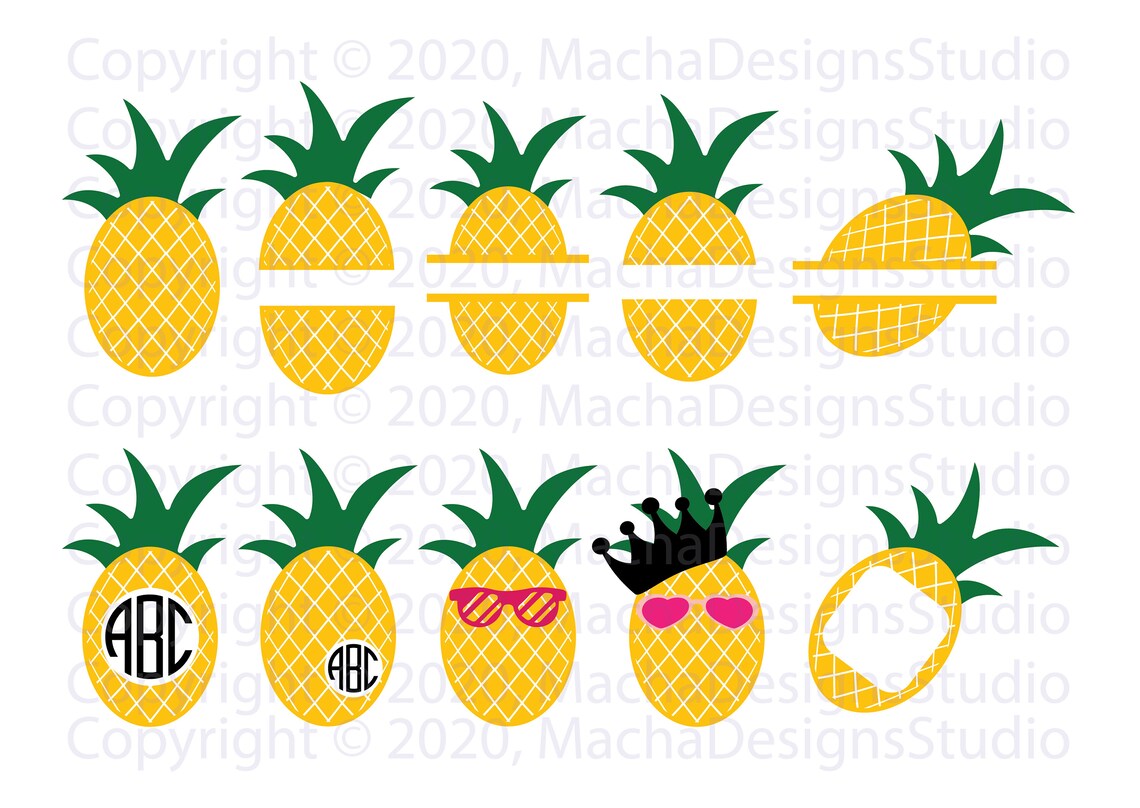 Pineapple Bundle SVG Pineapple SVG Pineapple SVG Bundle - Etsy