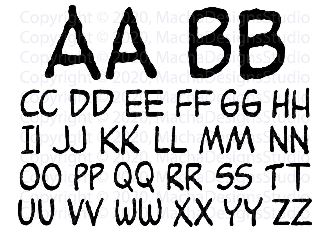 Peanuts Font SVG Peanuts Alphabet SVG Peanuts SVG Instant - Etsy