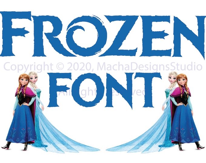 Frozen Font SVG Png , Frozen 2 Alphabet, Frozen Party Svg, Frozen Font ...