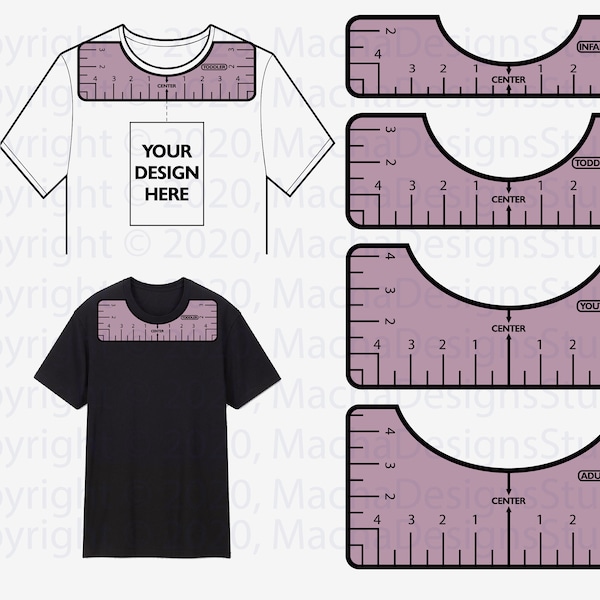 Shirt Ruler Svg - Etsy