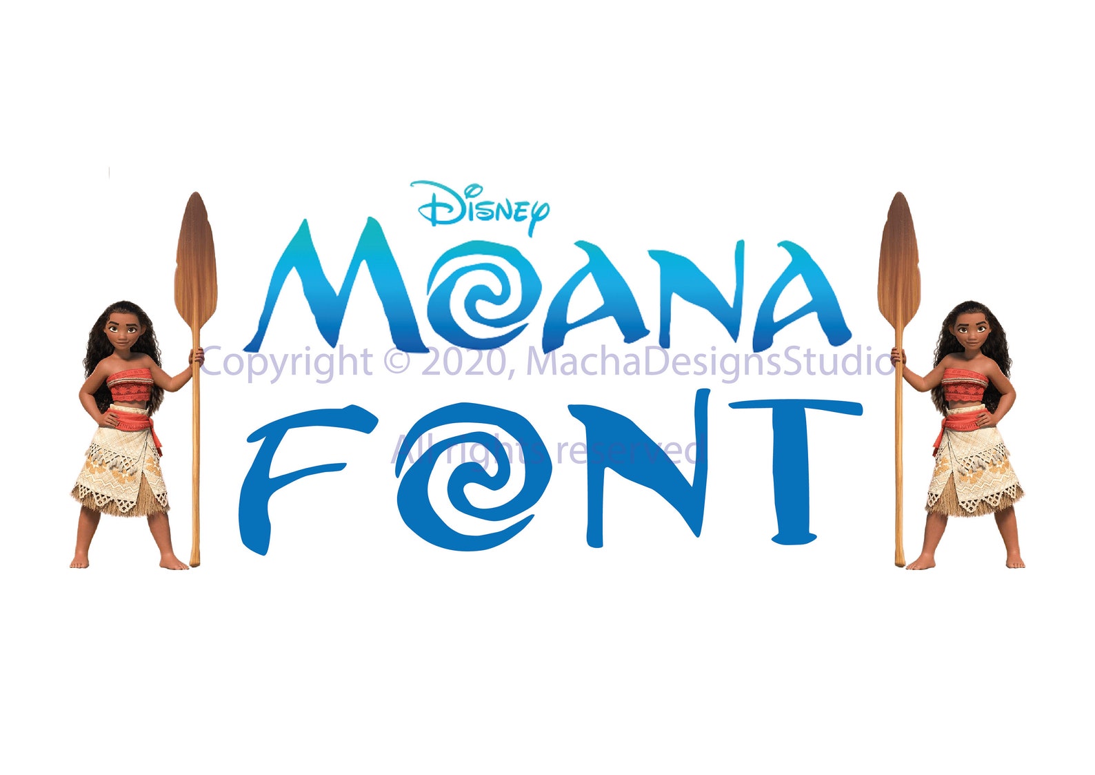 Moana FONT SVG Moana Alphabet SVG Police svg Moana Svg - Etsy France