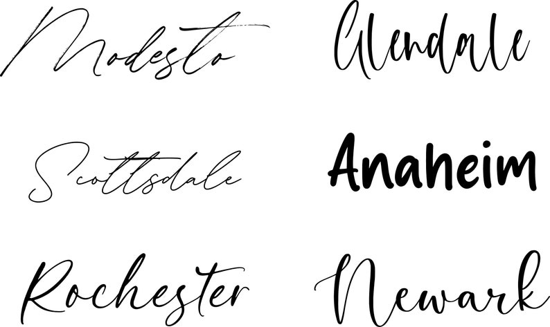 Cursive Font SVG Bundle: 50 Handwritten Script Fonts (TTF, SVG) - Etsy
