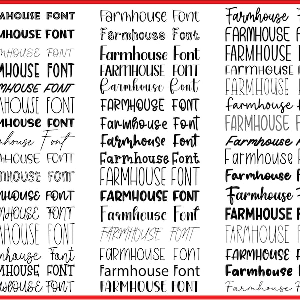 Farmhouse Rustic Letters - Etsy