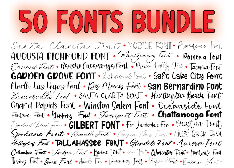 50 Handwritten Fonts SVG Bundle: Cursive Alphabet (instant Download) - Etsy