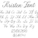 Kristen Font SVG: Handwritten Cursive Script (digital Download) - Etsy