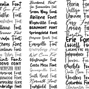 5000 Fonts Mega Bundle: Cursive & Handwritten (instant Download) - Etsy