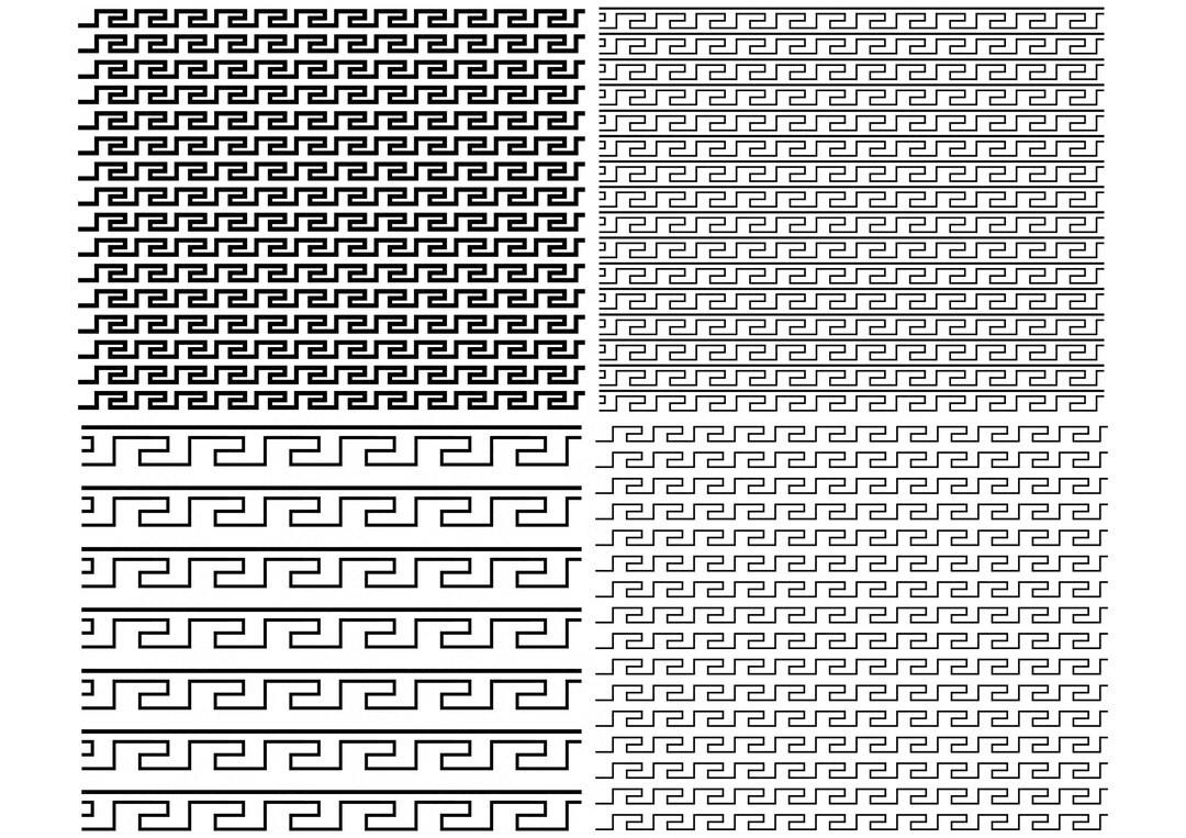 Greek Wave Pattern SVG PNG, Seamless Ancient Greek Border Design for ...