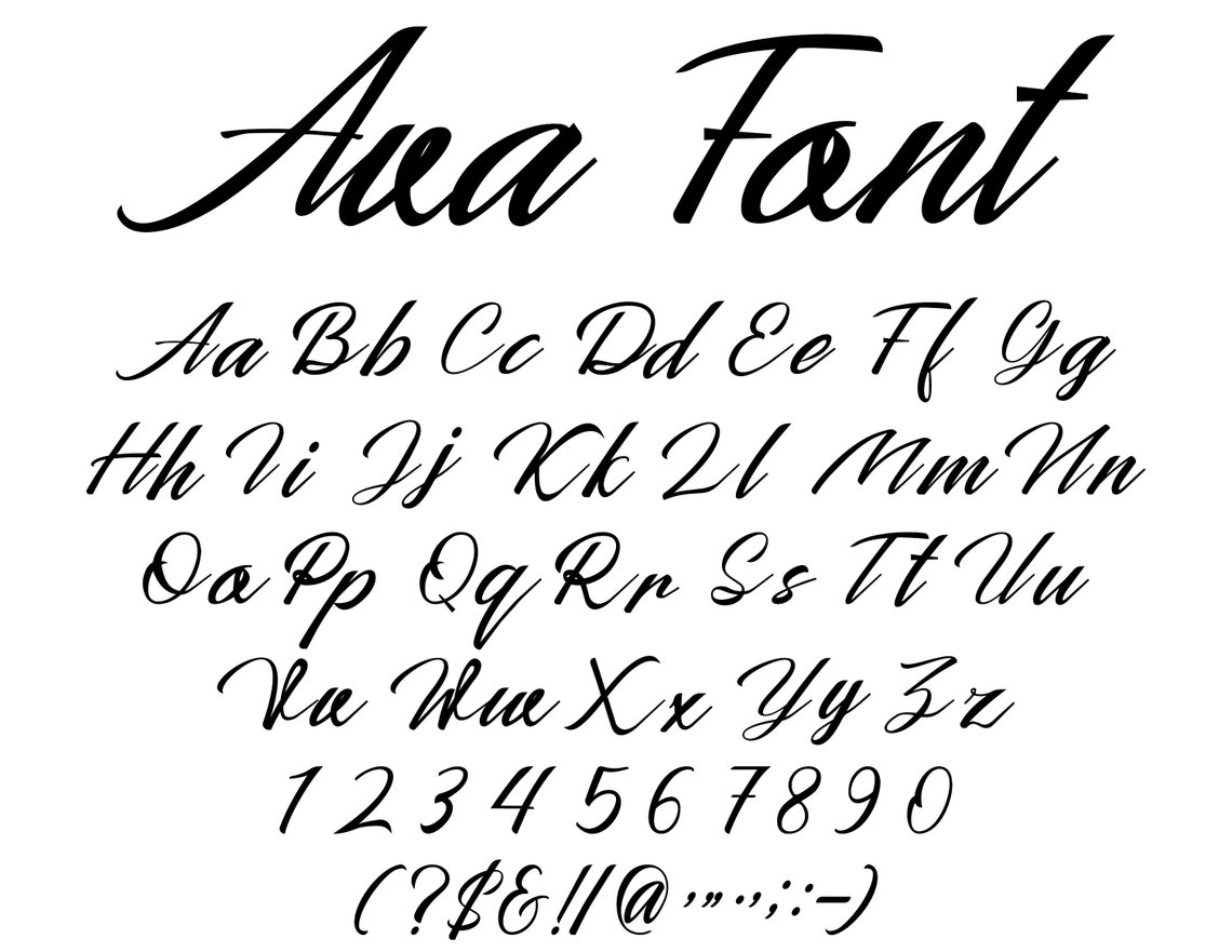 Ava Font SVG Handwritten Font SVG Cursive Font SVG - Etsy