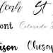 Calligraphy Fonts SVG, Cursive Font SVG, Handwritten Font SVG, Script ...