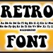 Retro Font SVG, Vintage Font Svg, Vintage Alphabet Svg, Groovy Font SVG ...