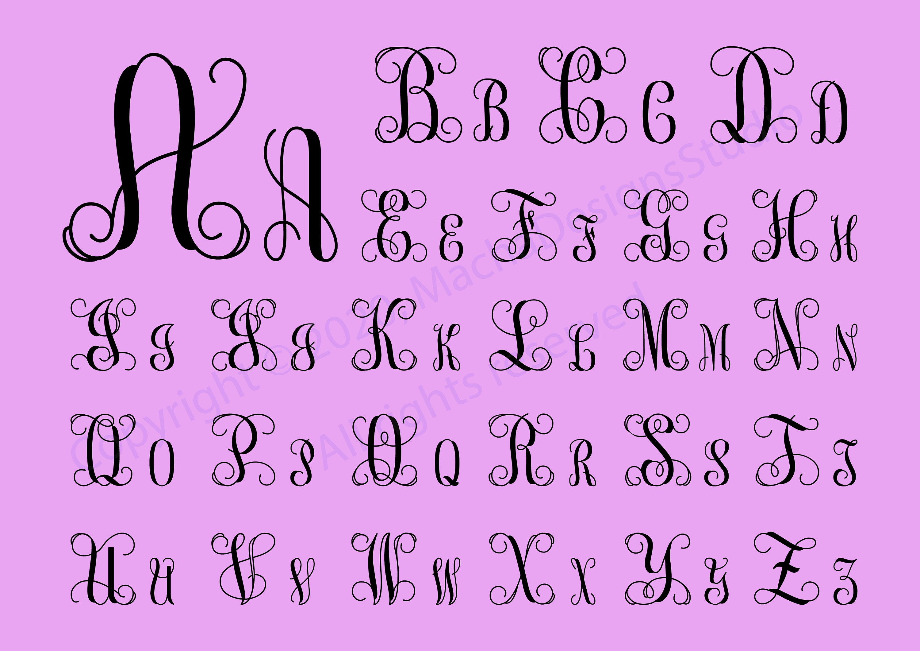 Vine Monogram Svg Vine Font SVG Vine Alphabet SVG Monogram | Etsy Vine Monogram Svg Vine Font SVG Vine Alphabet SVG Monogram | Etsy