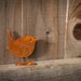 Metal Wren – Rusty Garden Bird Art Decor – Fence Topper Pergola ...