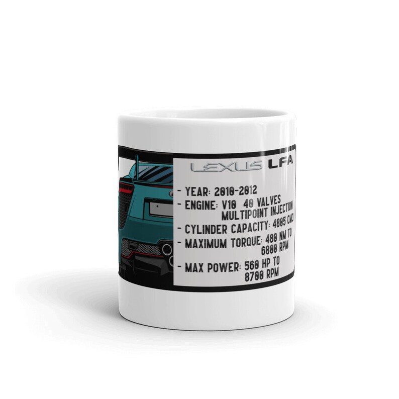 Mug Lexus LFA Performance ( EN ) - Etsy