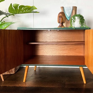 Vintage G Plan Sideboard, Green Forest Tropical Sideboard, Teak MCM TV ...