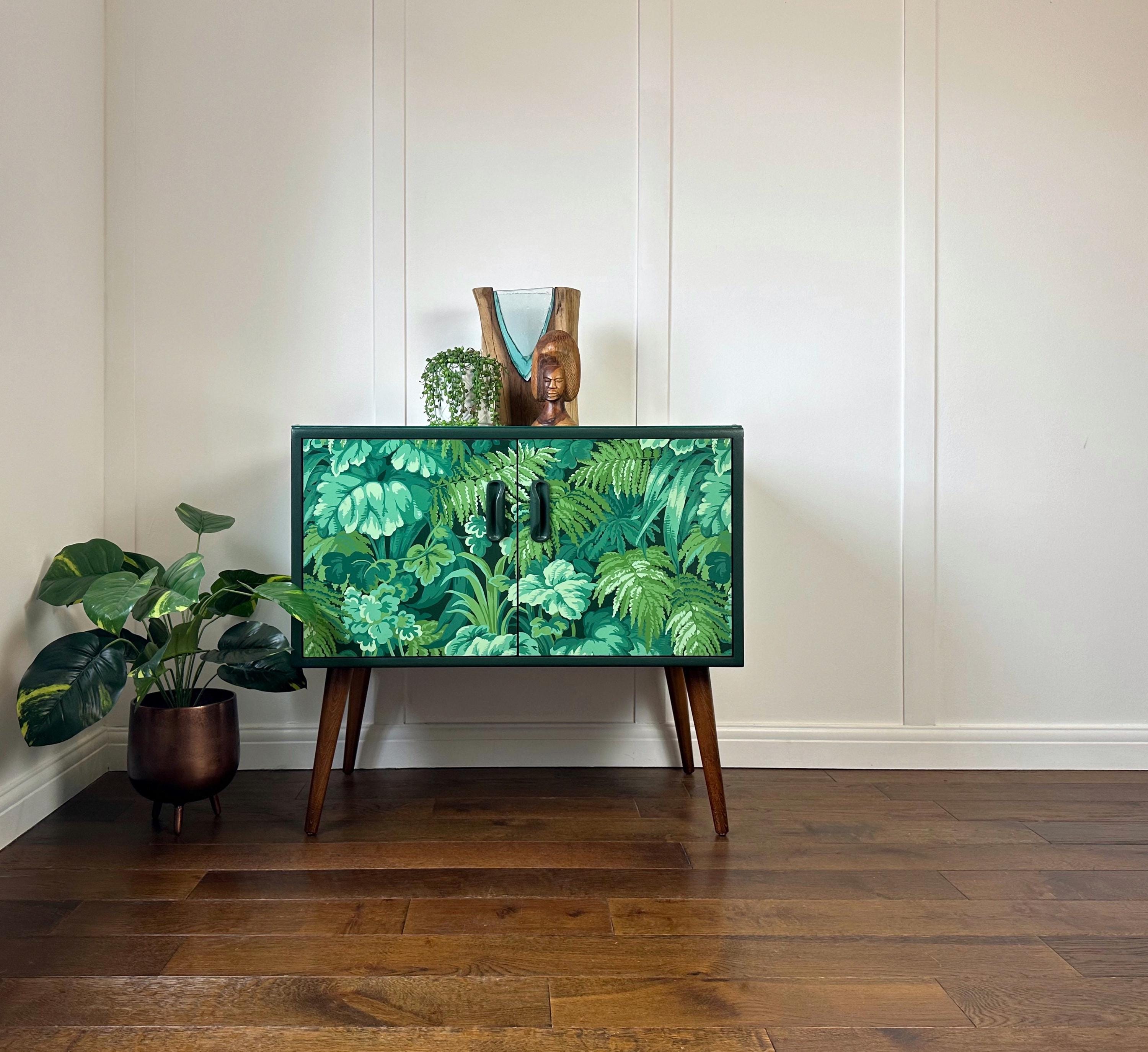 Vintage G Plan Sideboard, Green Forest Tropical Sideboard, Teak MCM TV ...