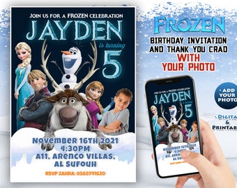 Elsa Thank You Card | Etsy