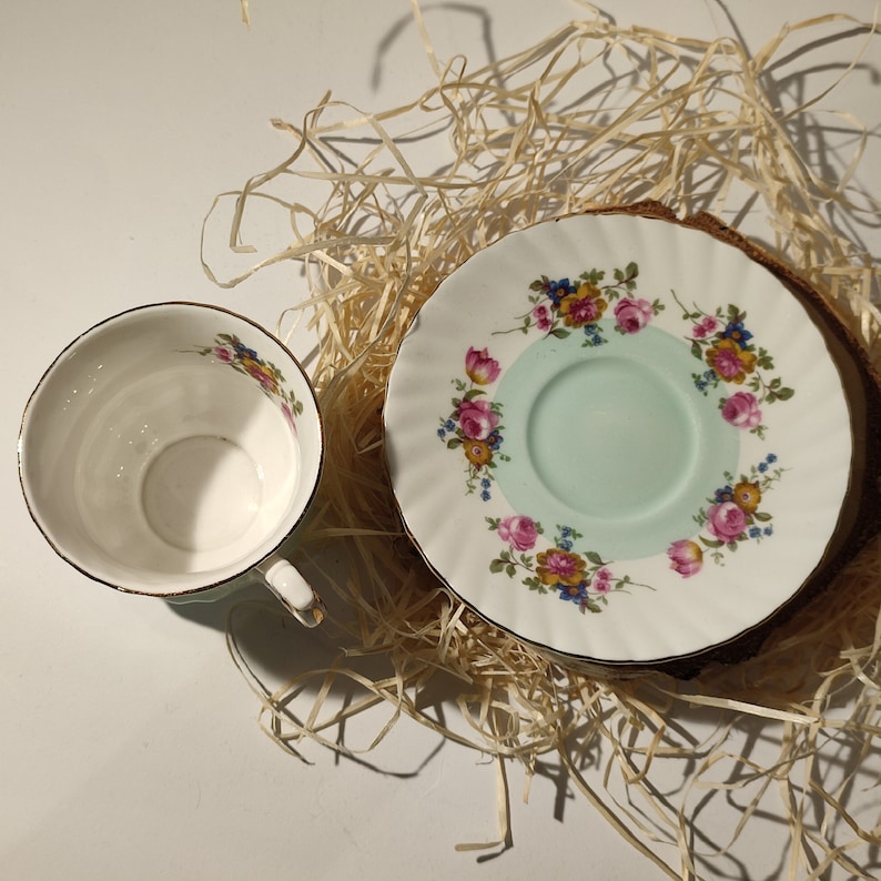 Elizabethan Collectible Bone China Cup and Saucer, English Bone China ...