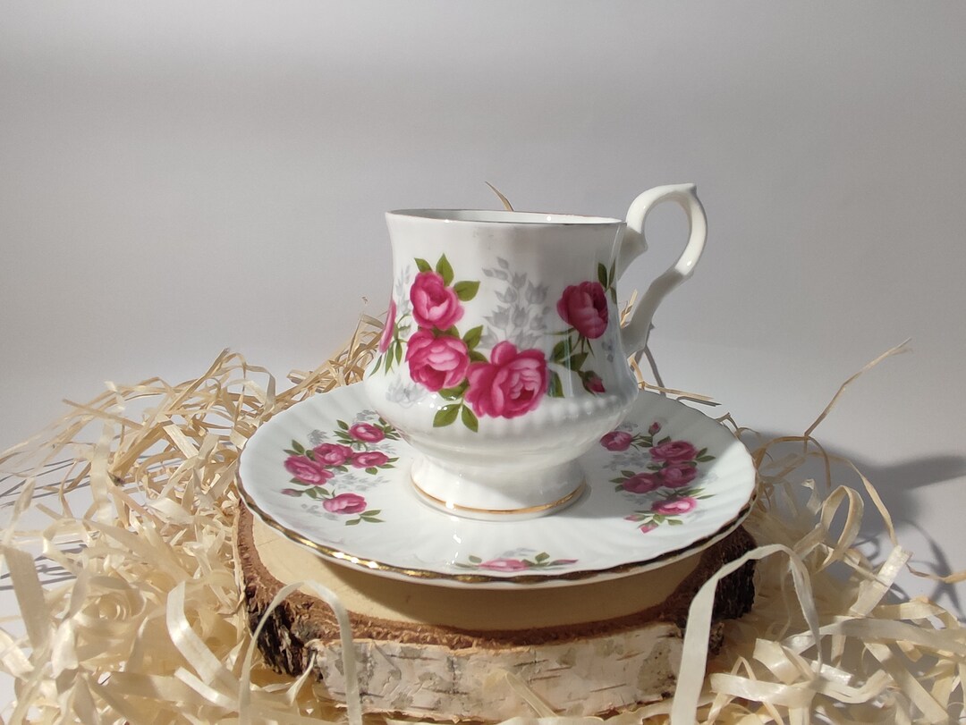 Crown Devon Collectible Bone China Coffie Cup and Saucer, English Bone ...