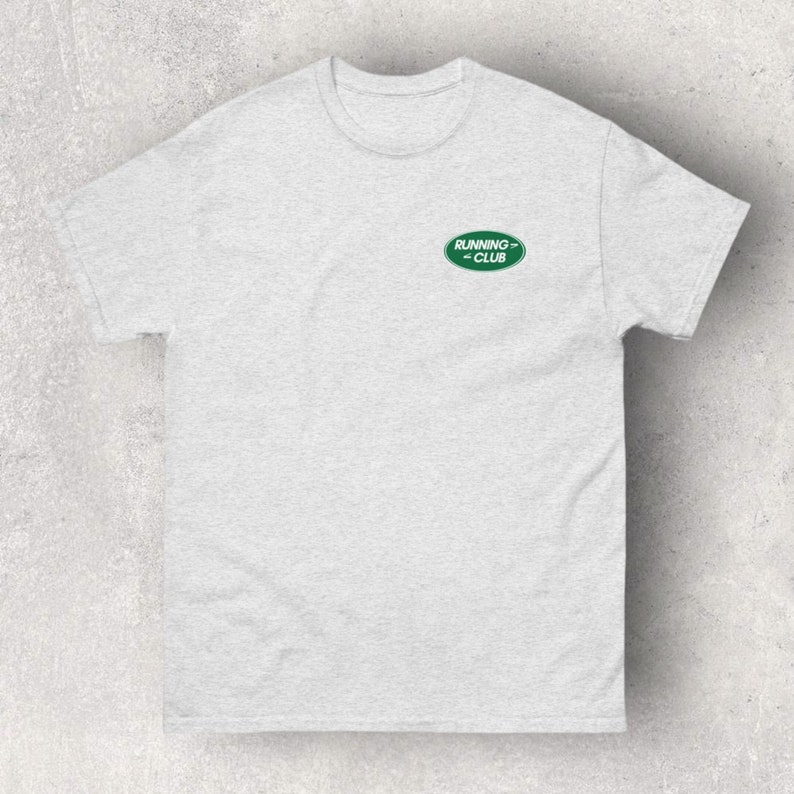 Running Club Vintage-inspired Athletic Cotton Y2K Shirt Retro ...