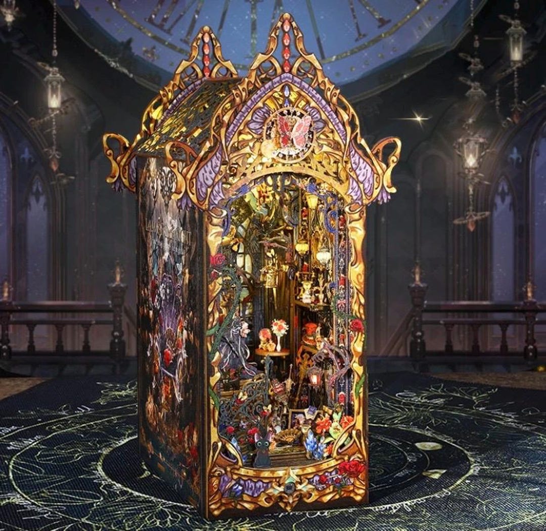 DIY Book Nook Kit - Magic Experience Miniature House With LED Light ...