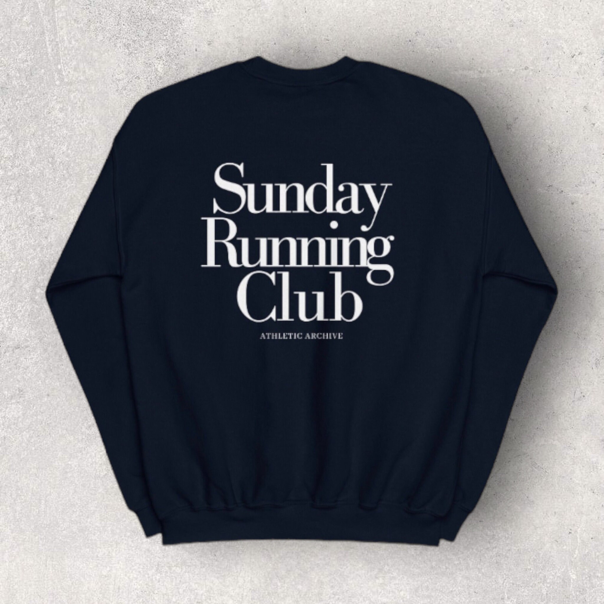 Sunday Running Club Vintage Sport Crewneck Sporty Elegance in Cotton - Etsy