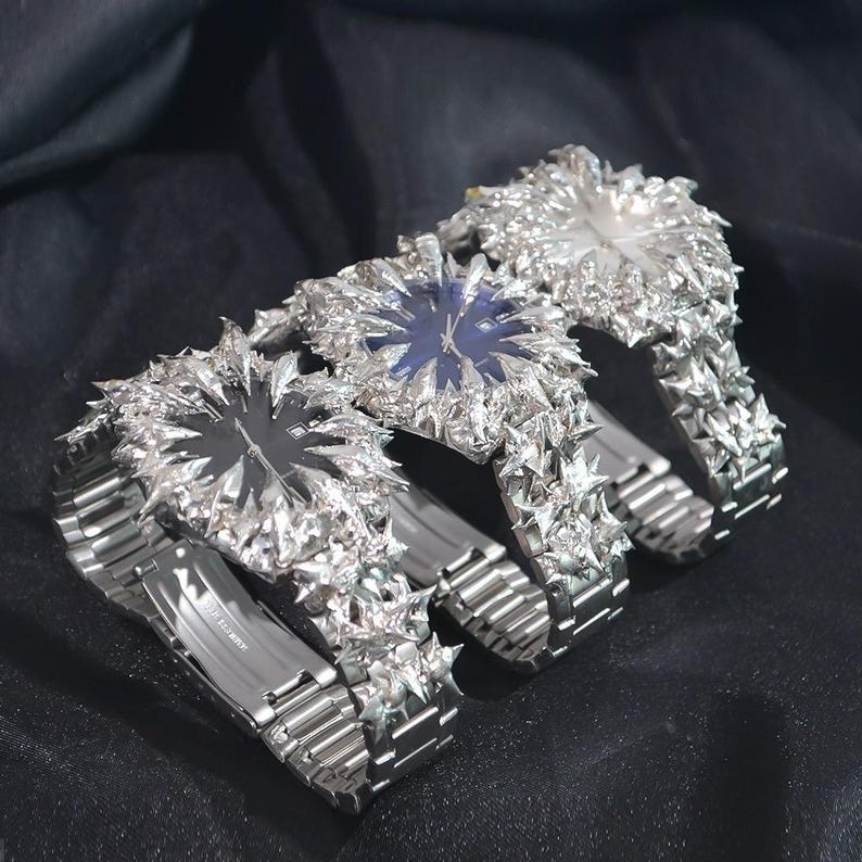 Handmade Gothic Stainless Steel Welded Custom Wristwatch – Claw Design ...