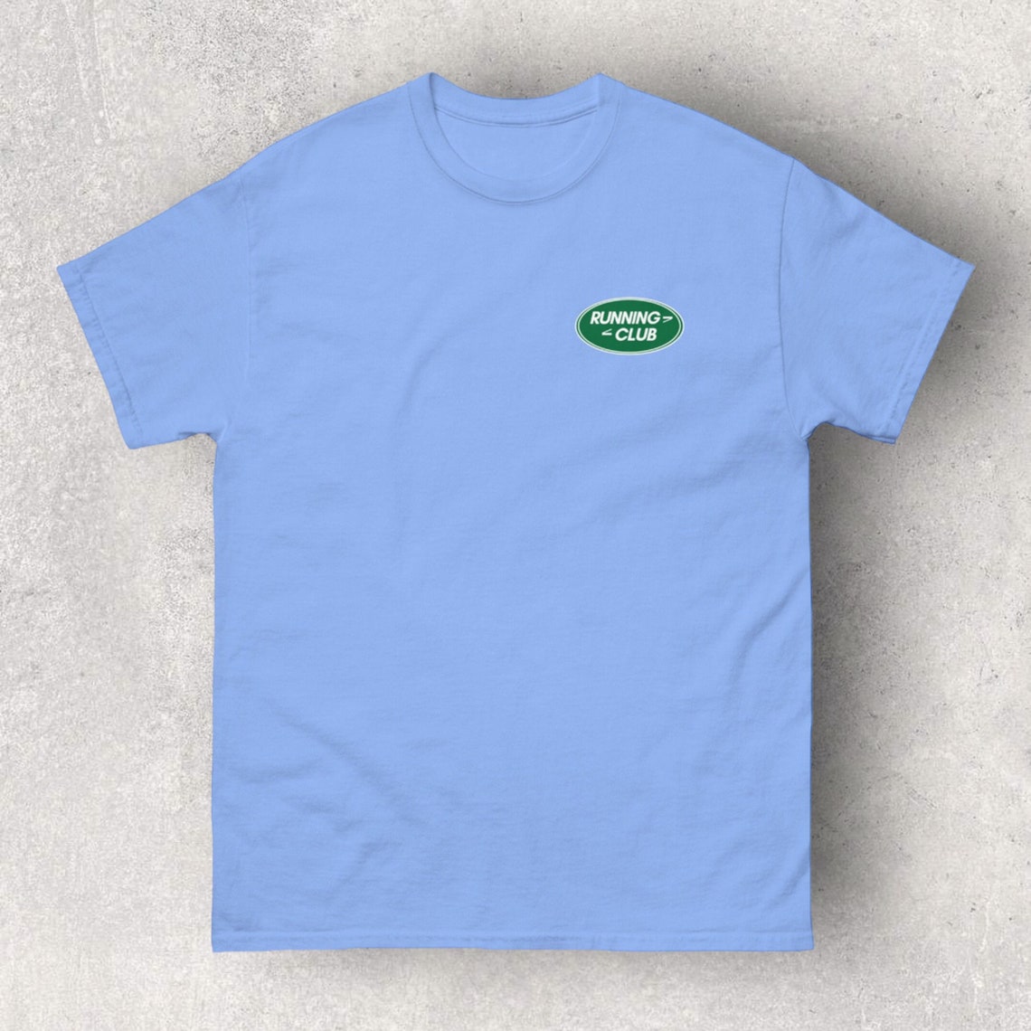 Running Club Vintage-inspired Athletic Cotton Y2K Shirt Retro ...