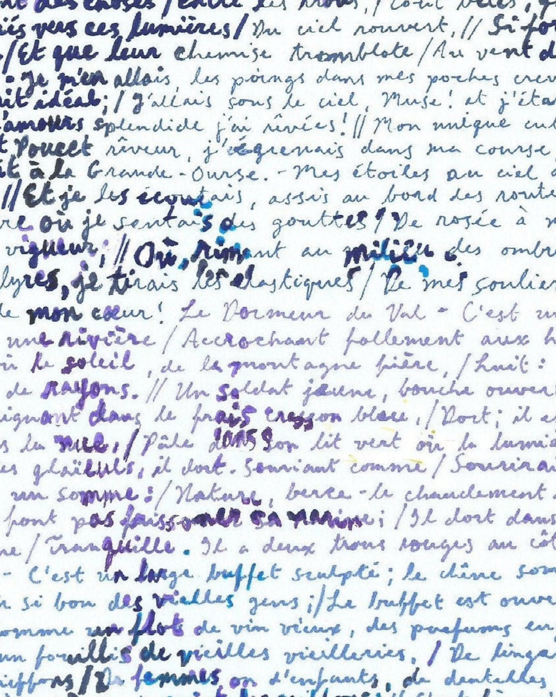 Arthur Rimbaud, Portrait of the Great French Poet, in Five Poems Les ...