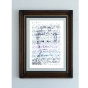 Arthur Rimbaud, Portrait of the Great French Poet, in Five Poems Les ...