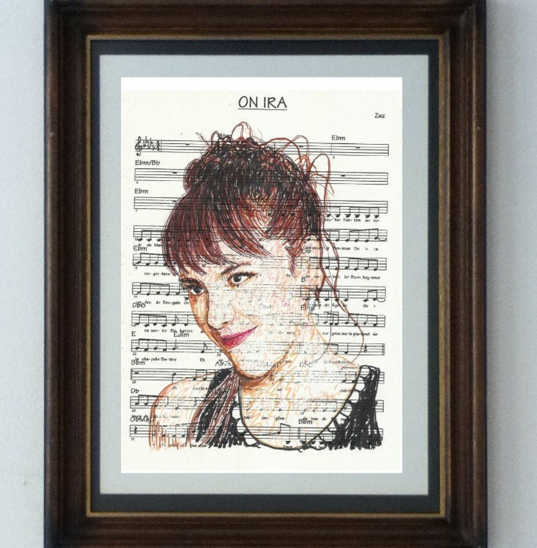 Zaz, French Singer and Composer, Creator of Albums Like I Want, Recto ...