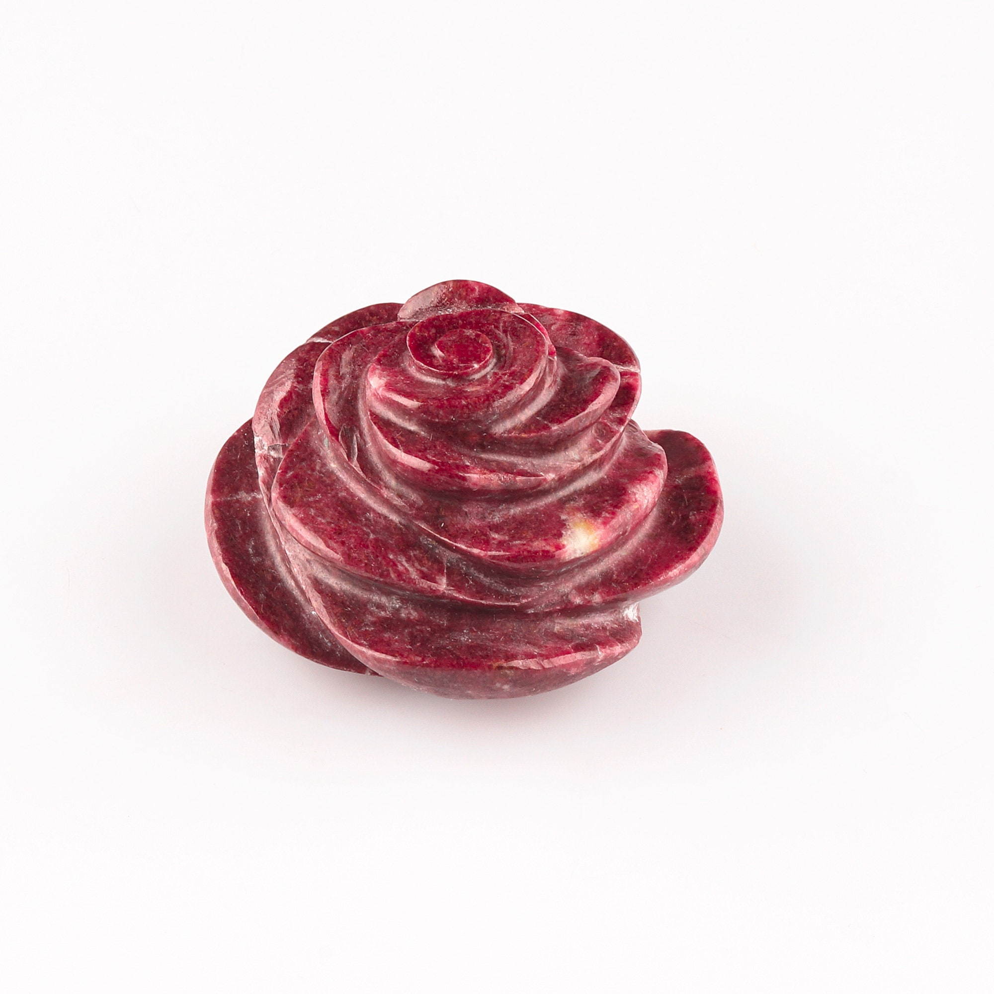 Thulite Carving Flower Thulite Carved Rose Flower thulite - Etsy Canada
