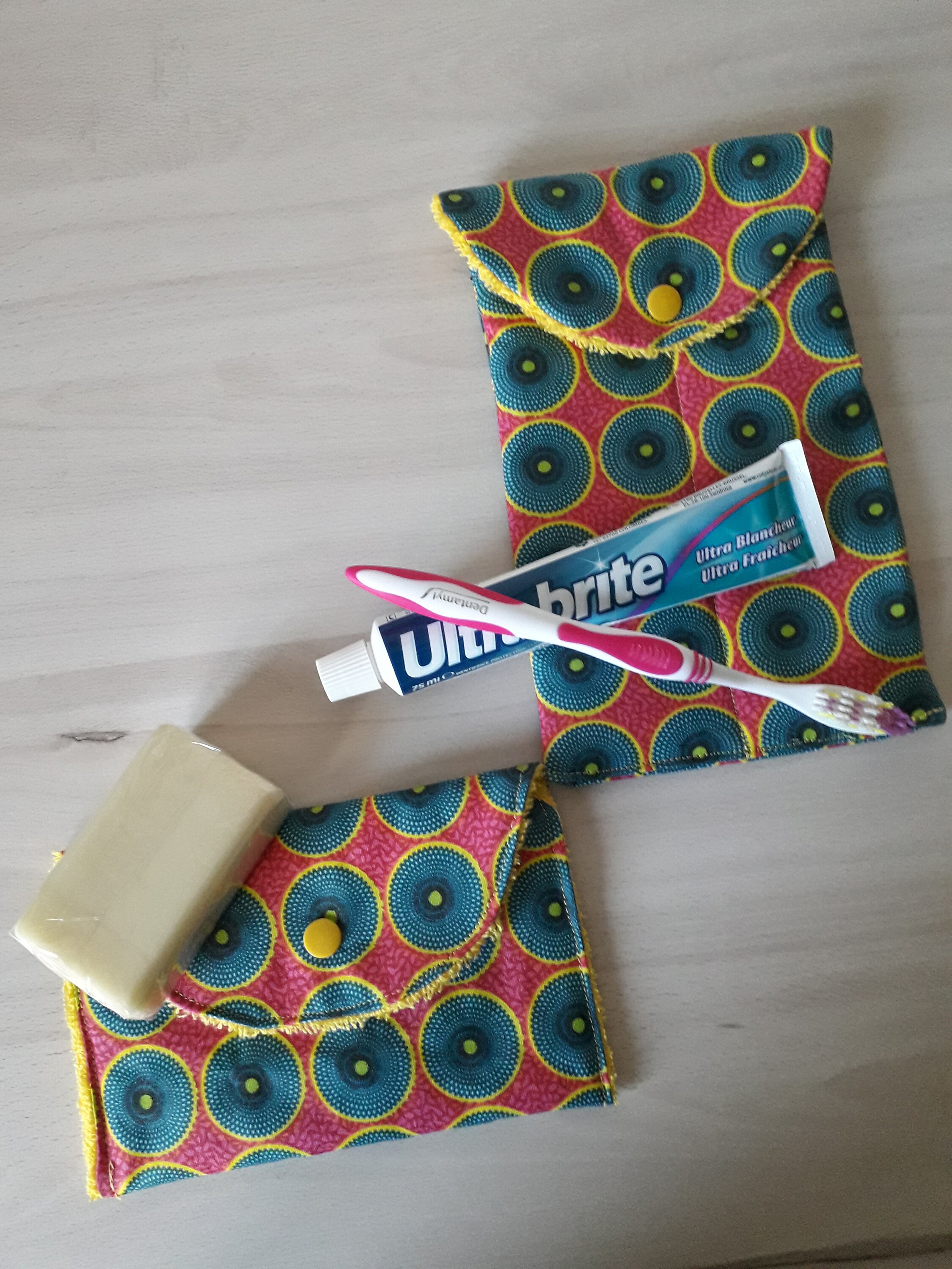 Soap Pouch and Toothpaste Pouch Toothbrush | Etsy UK