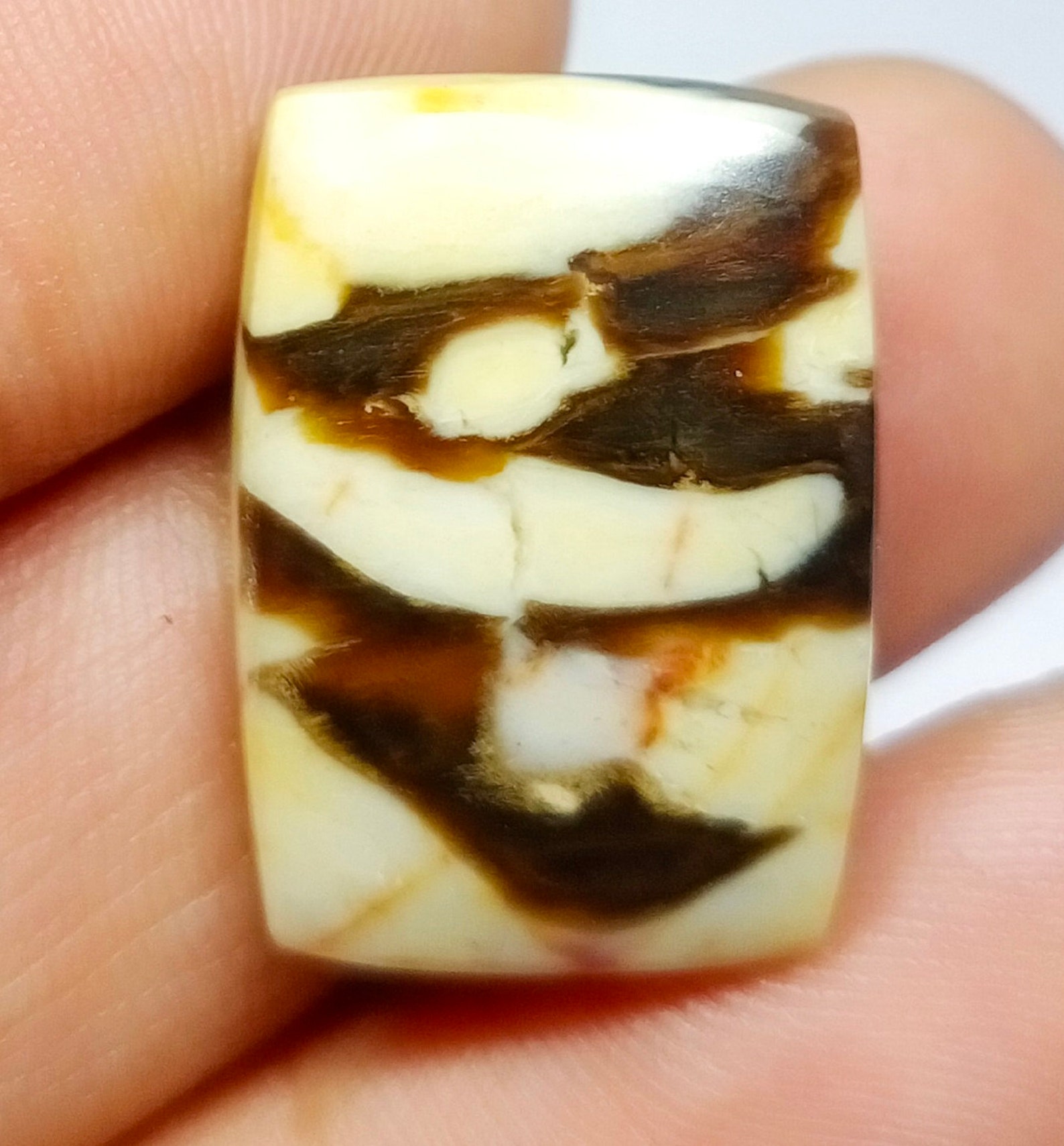 Peanut Wood Jasper, Peanut Wood Jasper Cabochon, Peanut Wood, Natural ...