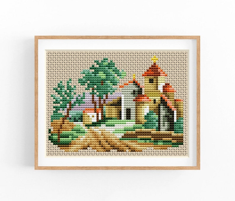 Set of 4 Vintage Cross Stitch Pattern Victorian Antique - Etsy