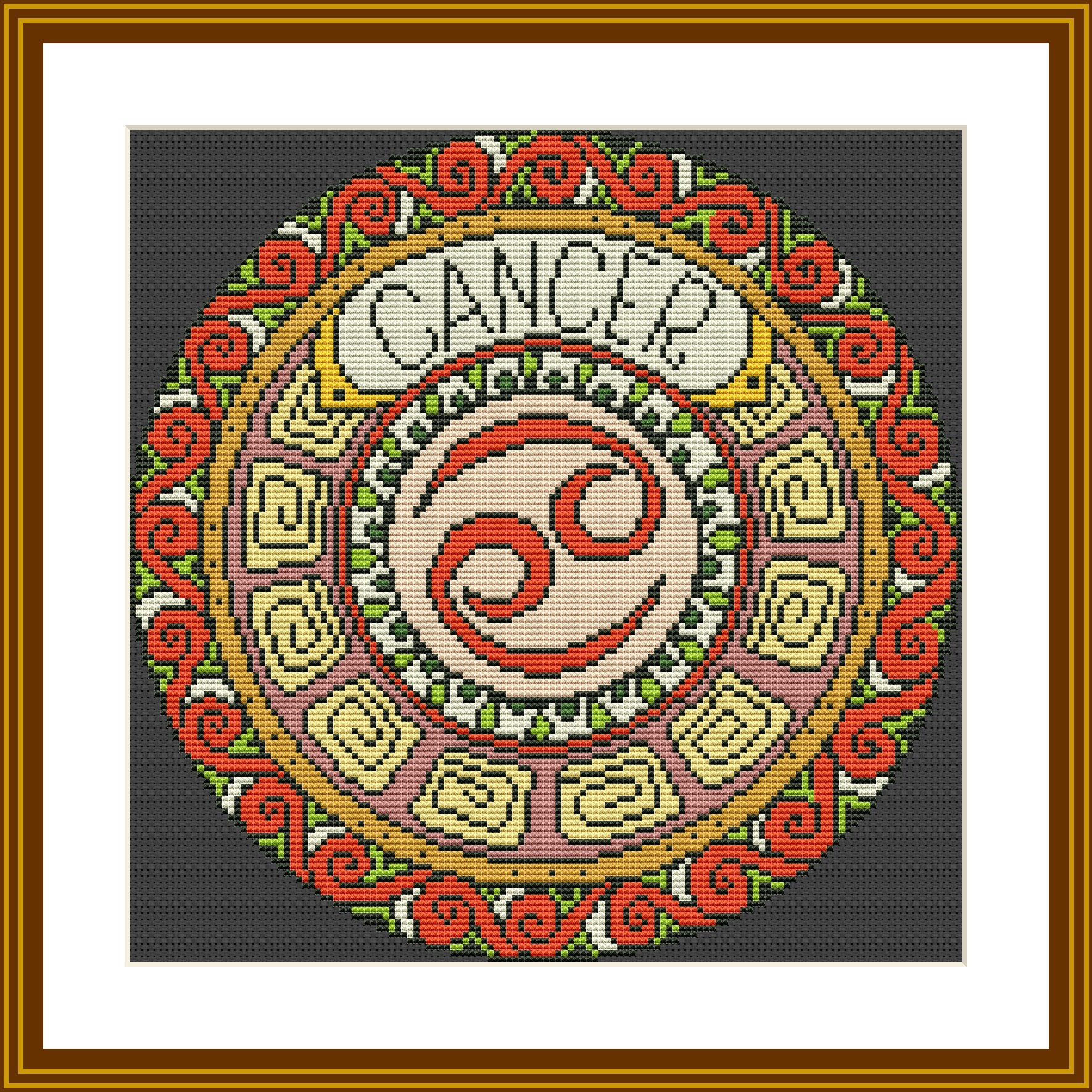Modern Cross Stitch Pattern. Cancer. Zodiac Sign. Counted - Etsy