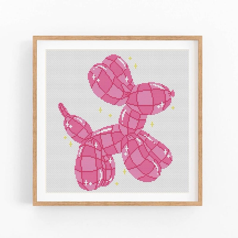 Small Cross Stitch Pink - Etsy UK