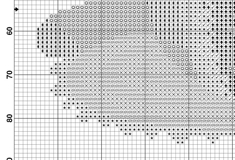 Cross Stitch Pattern Fat Cat. Christmas Cat Cross Stitch PDF. - Etsy