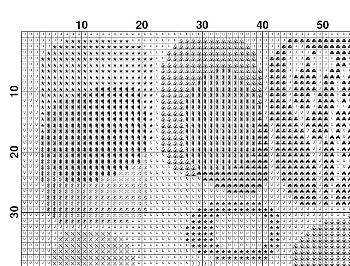 Abstract Cross Stitch Pattern Modern Colorful X-stitch - Etsy