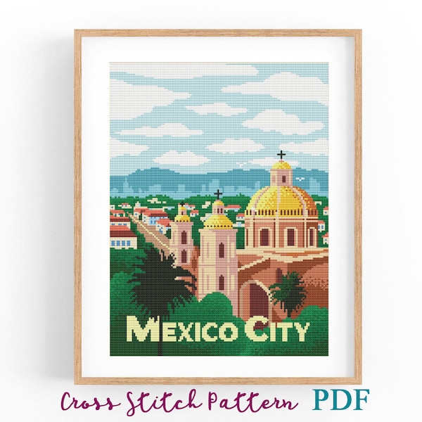 Cross Stitch Mexico - Etsy