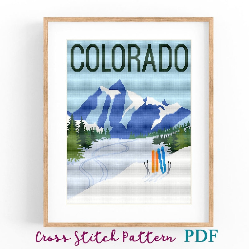 Colorado Cross Stitch - Etsy