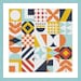 Abstract Geometric Cross Stitch Pattern Modern X-stitch - Etsy