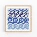 Set of 6 Modern Ocean Water Sea Cross Stitch Patterns, Abstract Nature ...