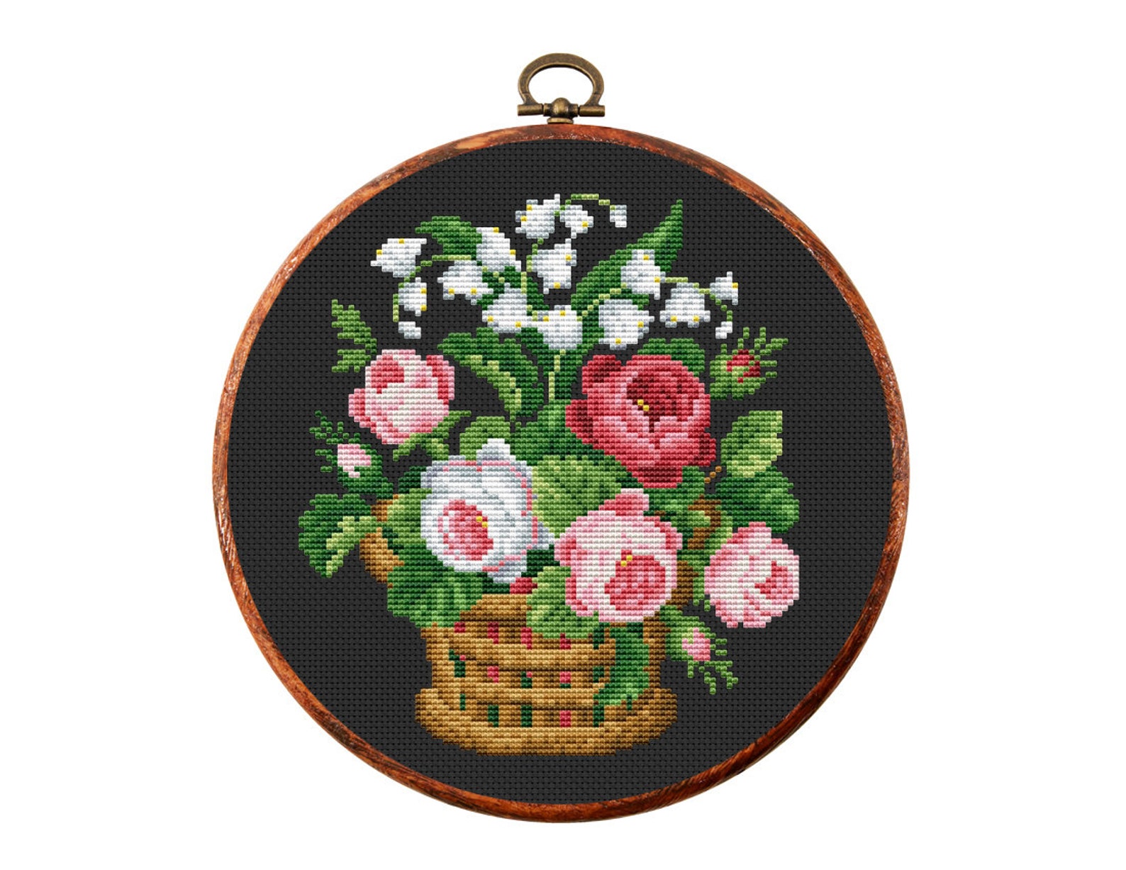 Vintage Flowers Cross Stitch Pattern Antique Cross Stitch - Etsy