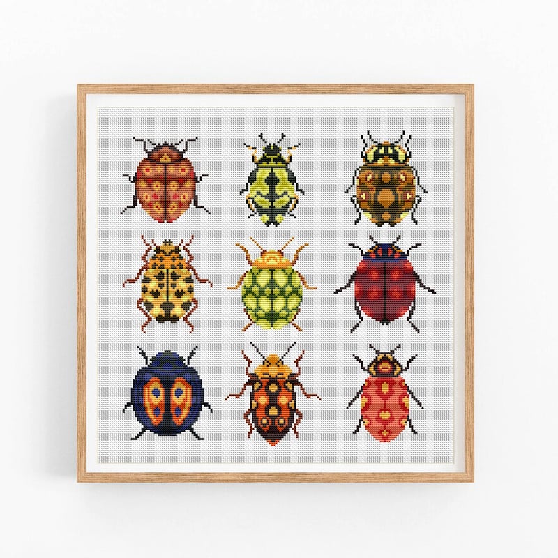 Insect Cross Stitch - Etsy