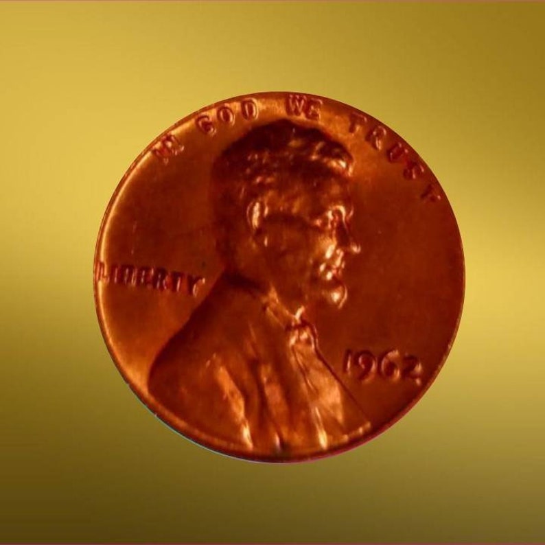 MS 1962 Double Die ERROR Lincoln RED Penny | Etsy
