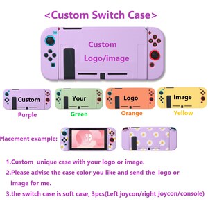 Switch Case / Soft Nintendo Switch Shell / Cute Themed - Etsy